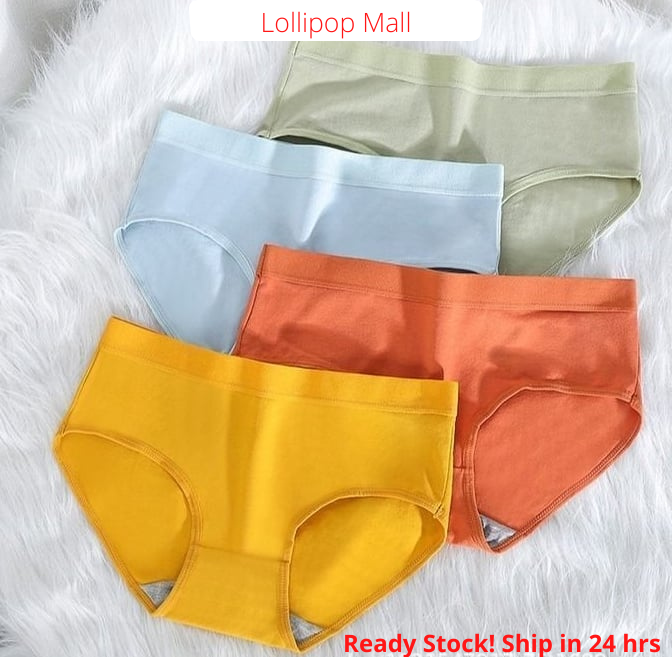 [Lollipop Mall] Women Plus Size (M-XXL) up to 85kg Antibacterial Cotton ...