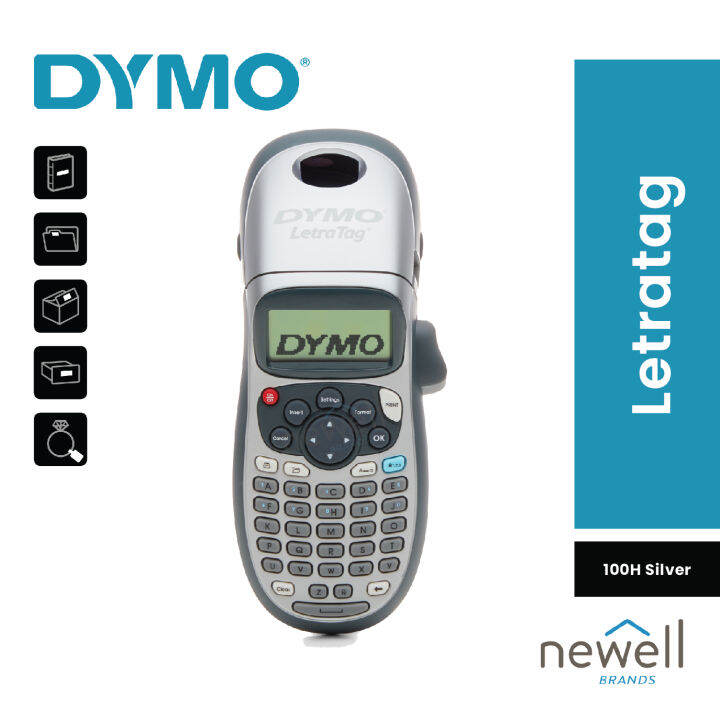 DYMO LETRATAG LT-100H SILVER | Lazada