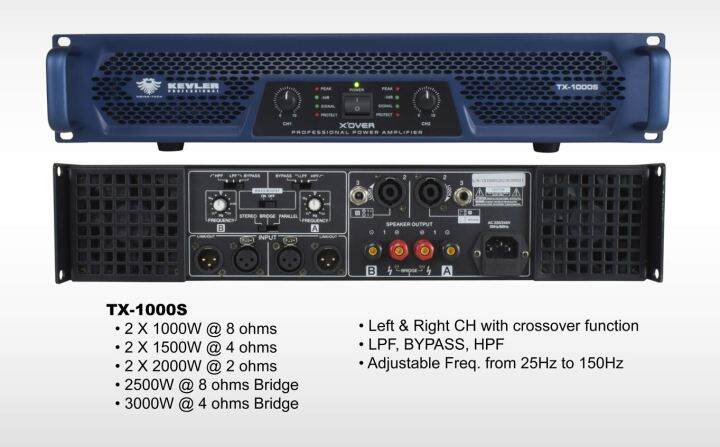 Kevler Professional TX-1000S Power Amplifier | Lazada PH