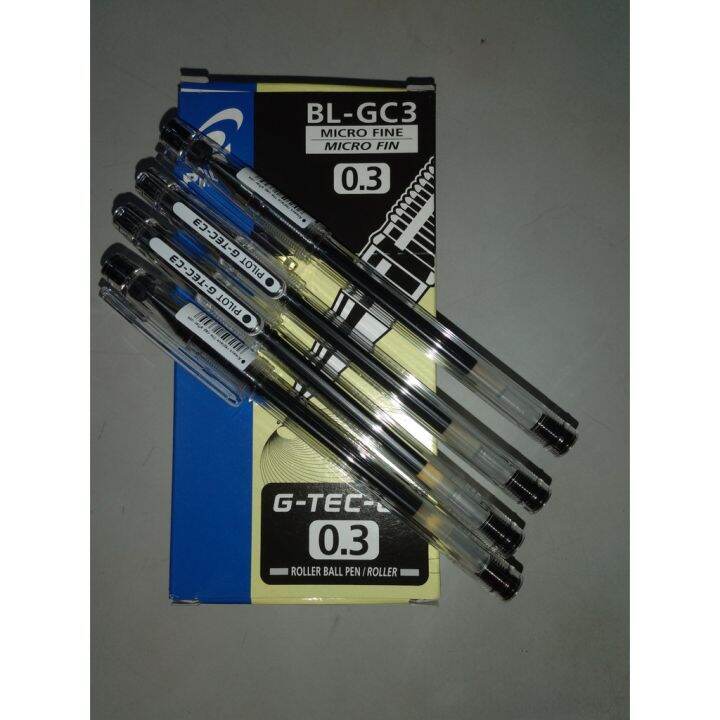 gel pen PILOT G TECH .4 AND G TECH .3 color black | Lazada PH