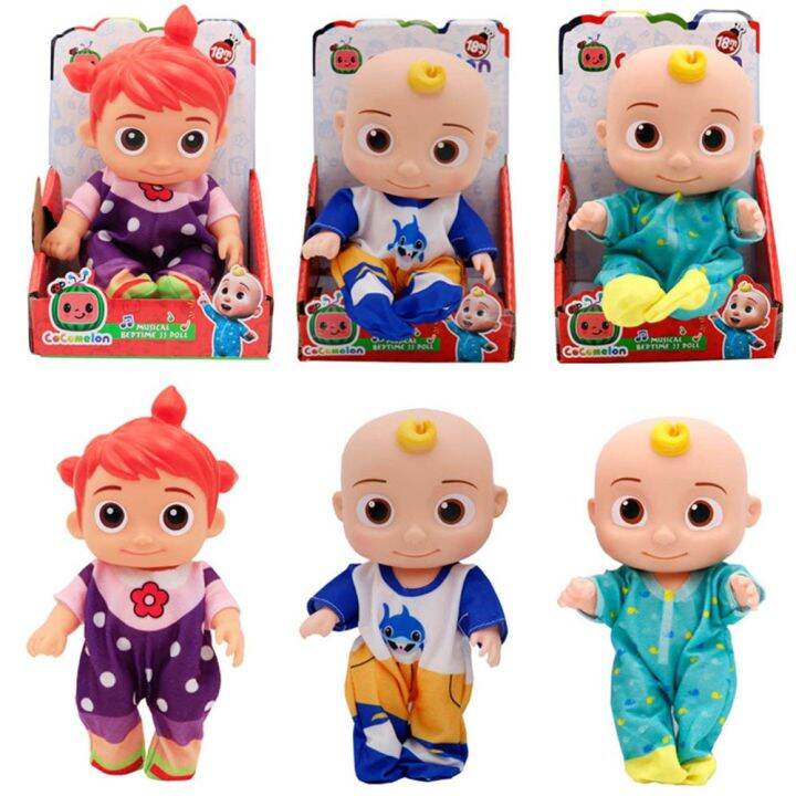 EXCEED ACQUIRE77EX6 Gifts Stuffed Toys Bedtime Toy Musical Musical Watermelon Cocomelon JJ Doll ...