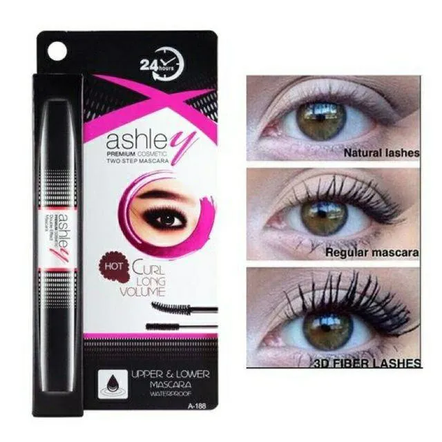 ⭐Ashley Mascara A-188 มาสคาร่าแอชลีย์ 2 หัว กันน้ำ 100 มาสคาร่ากันน้ำ ...