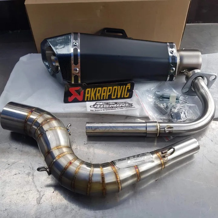Mio sporty / soulty / soul carb / fino carb akraphovic fullsystem ...