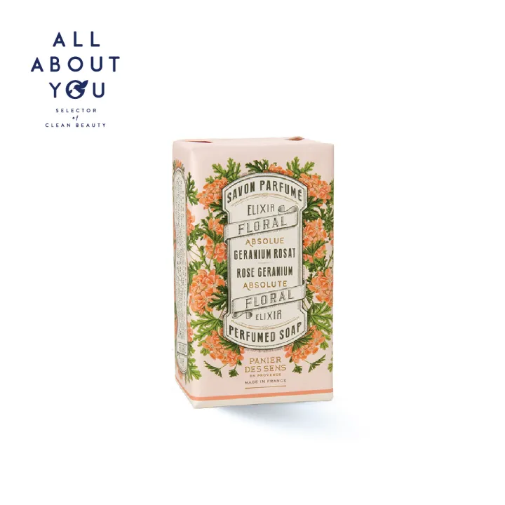 Panier Des Sens Rose Geranium Absolute Perfumed Soap 150 G ปานิเยเดย์ซ ...