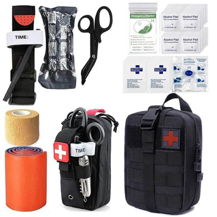 Tactical Molle Medical EDC Pouch EMT Emergency Bandage Tourniquet ...