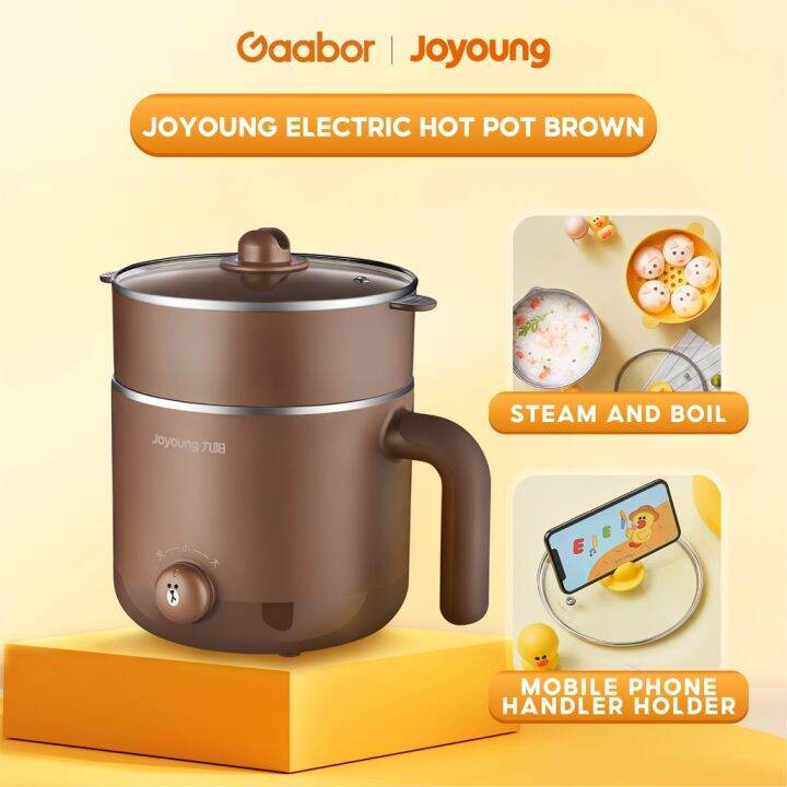 GAABOR x JOYOUNG Multi Rice Cooker Non-Stick Mini Electric Pot Pan Line ...