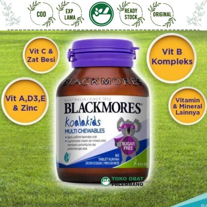 BLACKMORES KOALA KIDS MULTI CHEWABLE 60 TABLET MULTIVITAMIN ANAK ZINC ...