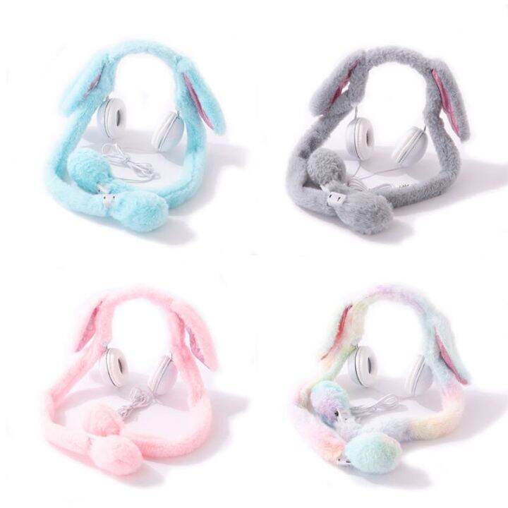 cozy* Glowing Plush Moving Rabbit Ears Hat Headsets Dancing Bunny ...