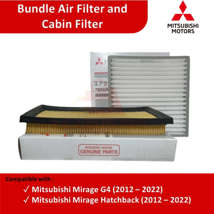 BUNDLE Air Filter and Cabin Filter for Mitsubishi Mirage G4/Hatchback ...