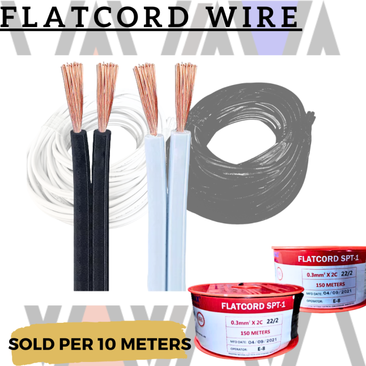 WIREMAX Flatcord Wire High Quality #22/2 (0.30mm²) Sold per 10 Meters ...