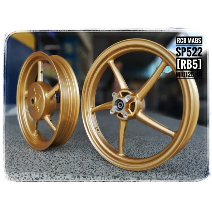 HOT SALE!﹊∏♞ RCB MAGS SP522 [RB5] MIO125 4HOLES 1.85/2.15 x 14 | Lazada PH