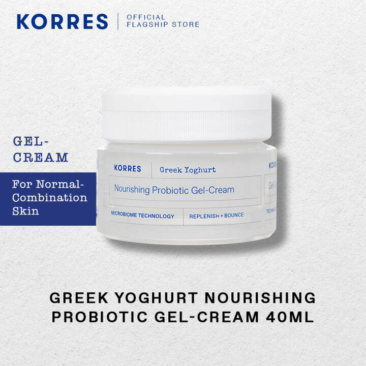 Korres Greek Yoghurt Nourishing Probiotic Gel-Cream 40ml (Normal ...