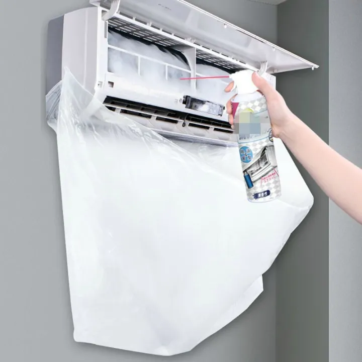 Wall Mounted Air Conditioner Bag Cleaning Dust Washing Cover Set Clean ...