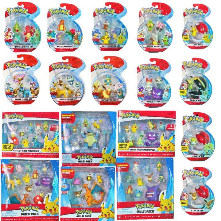 Original WCT Pokemon Battle Feature Multi Pack Figures Gengar ...