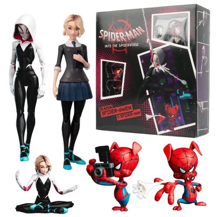 Gwen Figures Across The Spider-Verse Toy Sentinel Spider Gwen Stacy ...