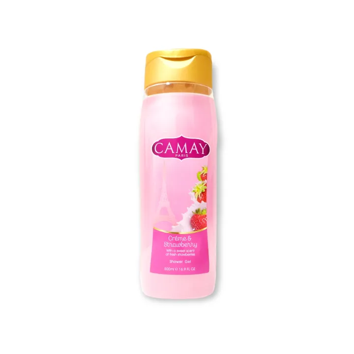 (Spain) Camay Shower Gel. Creme & Strawberry. 500 ml. | Lazada PH