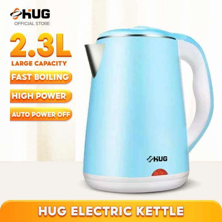 HUG EK-22 Fast Boiling Electric Kettle Stainless Steel Water Kettle 2.3 ...