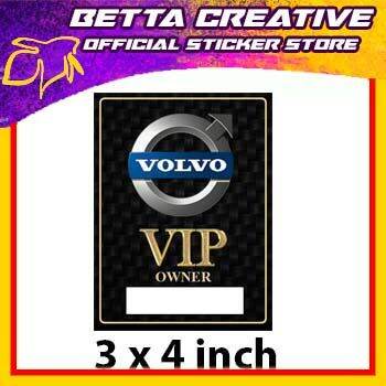 Car Sticker - VIP Volvo Car Logo [ Betta Creative ] | Lazada