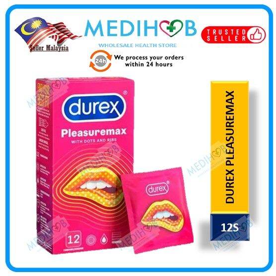 Durex Pleasuremax Condoms 12s EXP 1/2027 | Lazada