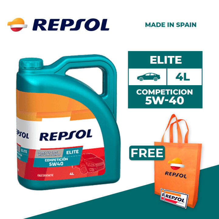 Repsol Elite Competicion 5W-40 Fully Synthetic Engine Oil (4L) | Lazada PH