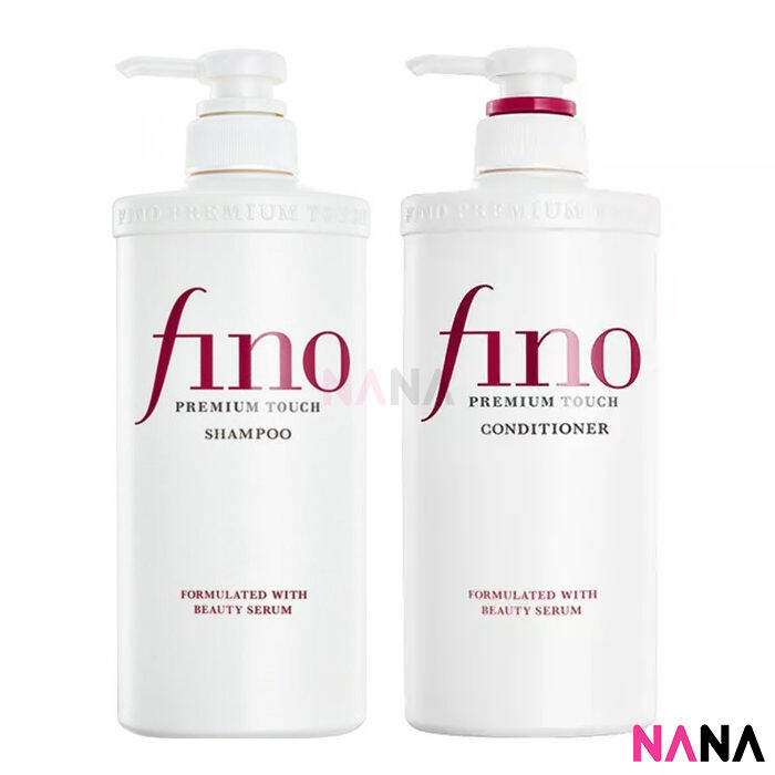 Shiseido 資生堂 FINO Premium Touch Hair Set ( Shampoo 550ml + Conditioner ...