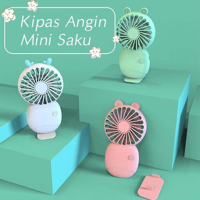 USB kipas angin mini charger portabel ringan dengan sandaran berdiri ...