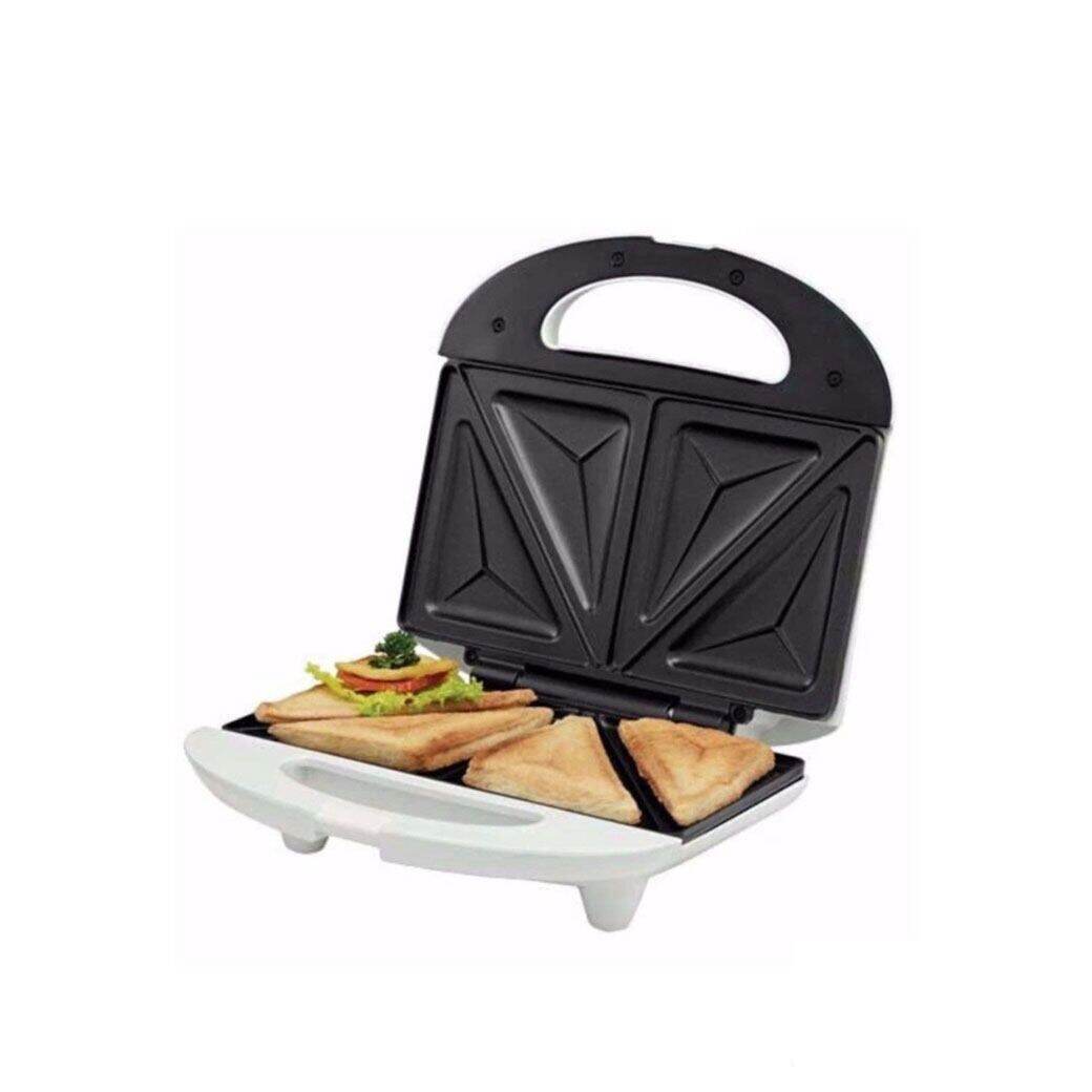เครื่องทำแซนวิช Sharp ทำได้ครั้งละ 2 แผ่น เคลือบสาร NON-STICK ทำความสะอาดง่าย KZS-70W - ที่ทำแซน ...
