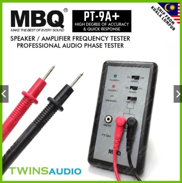 MBQ PT-9A+ Professional Audio Phase Car Tester High Degree of Accuracy ...