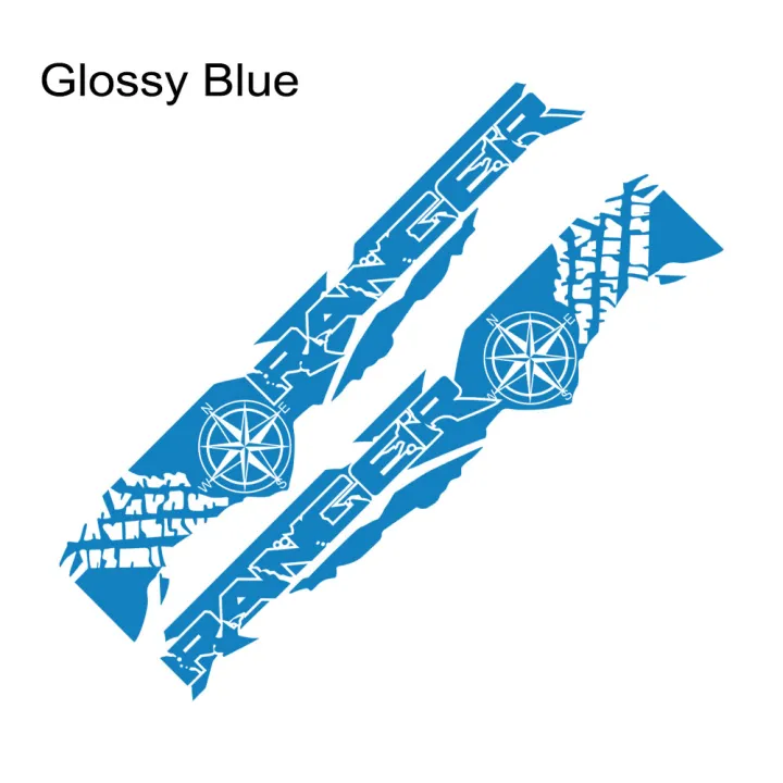 2PCS Vinyl Car Stickers Tire Stamping Compass Adventure Off Road ...