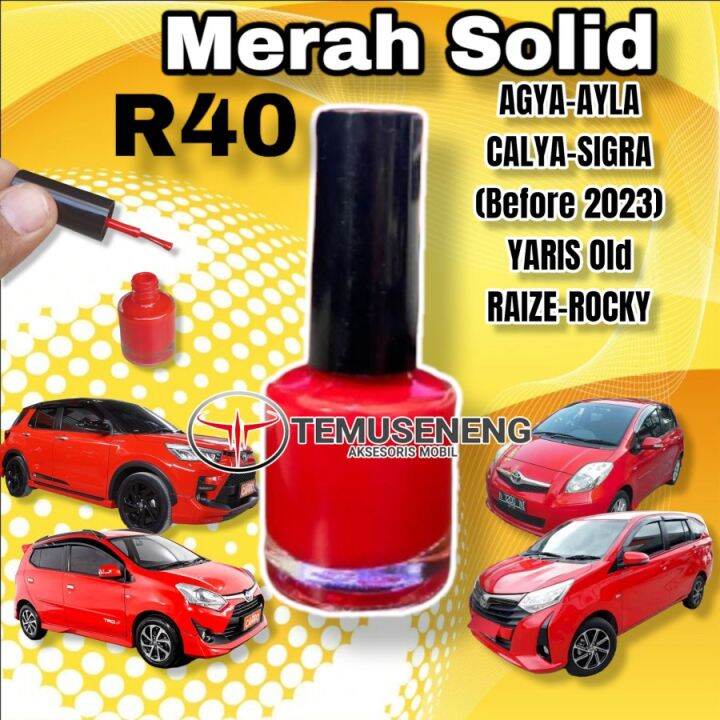 Cat Merah red Penghilang Goresan Baret Lecet Mobil Motor Scratch Remove ...