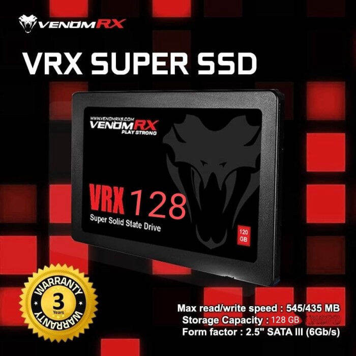 SSD VenomRX VRX 128GB Venom RX SATA III - 128GB | Lazada Indonesia