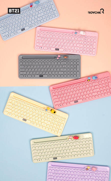 BT21 My Little Buddy Multi Pairing Wireless Keyboard | Lazada PH
