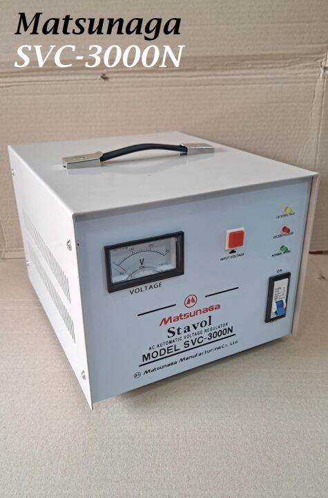 Stabilizer Matsunaga SVC-3000N NEW Manual Stavol Alat Penstabil Listrik ...
