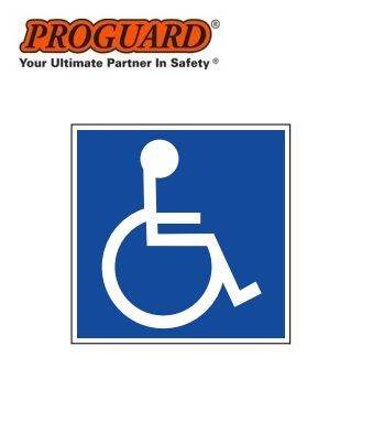 Wheel Chair OKU Information Sign PVC Plastic Label Sticker Signage ...