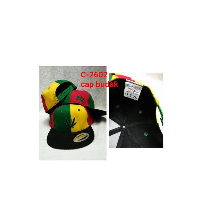 SNAPBACK KID BUDAK CAP HAT TOPI THE CLASSIC BOB MARLEY HIP HOP CAP RED ...