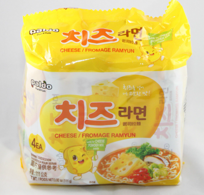 Paldo Cheese Fromage Ramyun Noodles 4 x 111g | Lazada PH