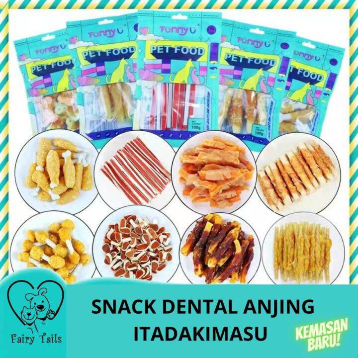 [ORIGINAL] Snack Anjing 100 gr Treat Stick Cemilan Sehat Dari Daging ...