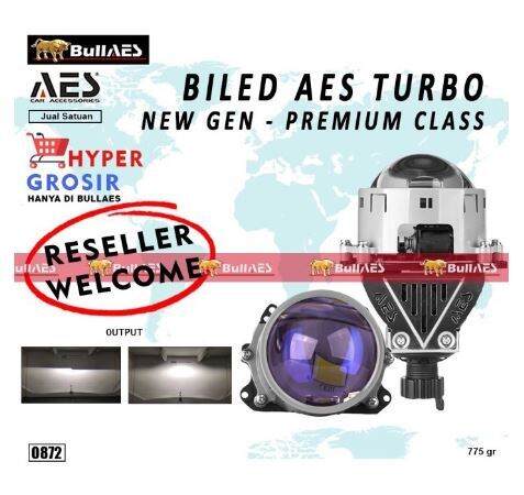 PROJECTOR BILED TURBO AES GEN 2 3 INCH BLUEFIRM DUAL CHIP LED 55WATT ...