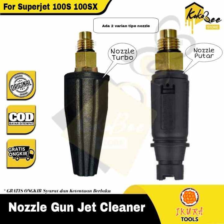 Nozzle putar spray turbo nozzle gun jet cleaner superjet 100S 100SX ...