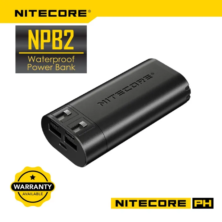 Nitecore 10000 mah NPB2 Waterproof Power Bank (IP68 Rated / 2m Submersible) | Lazada PH