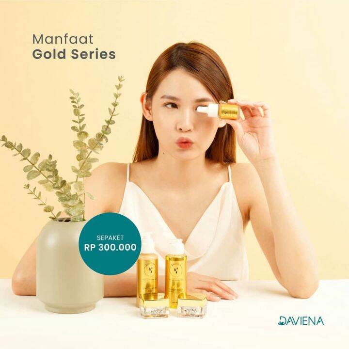 DAVIENA SKINCARE PAKET GOLD/PAKET LENGKAP ISI 5/PAKET GLOWING | Lazada ...