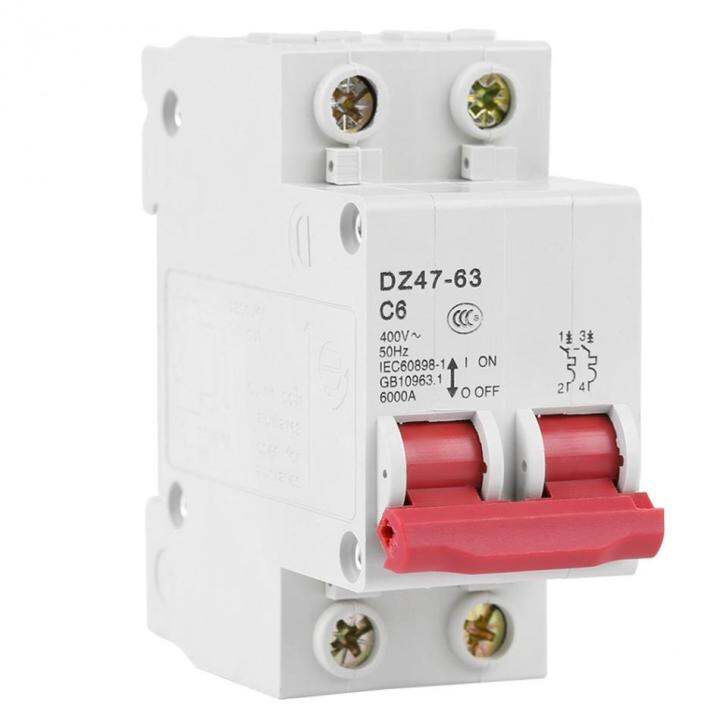 6000a Rated Current Plastic Air Switch Dz47-63 Ac400v 50hz 6a-40a Miniature Circuit Breaker ...