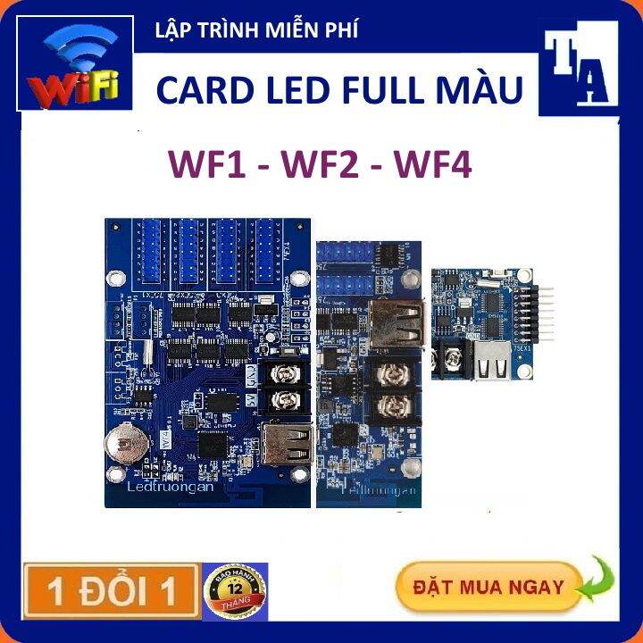[FREESHIPMAX 2022] HÀNG MỚI VỀ, HÀNG LOẠI XỊN - Card led ma trận wifi HD WF4 - card wifi, card ...