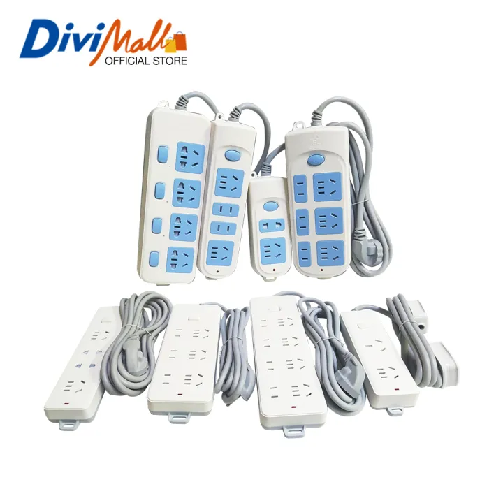 Bull Extension Socket S-Series 2 to 6 Gang and 1.8m to 4m Extension ...