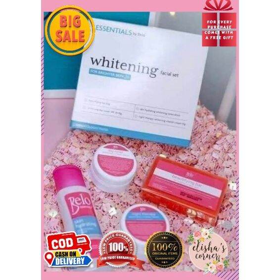 Authentic BELO ESSENTIALS WHITENING REJUVENATING FACIAL SET (with ...