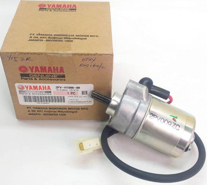 100% Original Yamaha Y15 Y15Z Y15ZR Ysuku Starting Starter Motor Assy ...