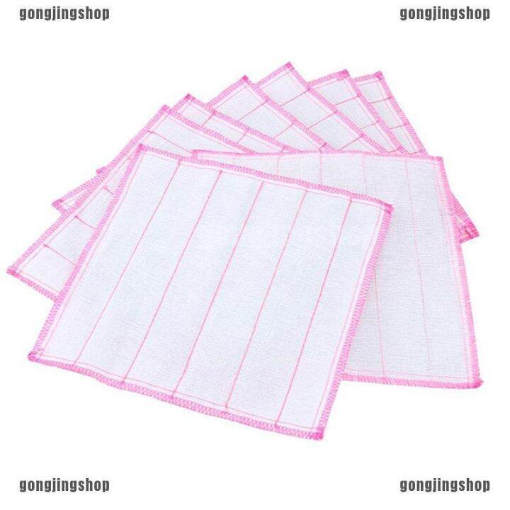 Anti Greasy Bamboo Fiber Hand Washing Dish Cleaning Cloth And Wipping ...