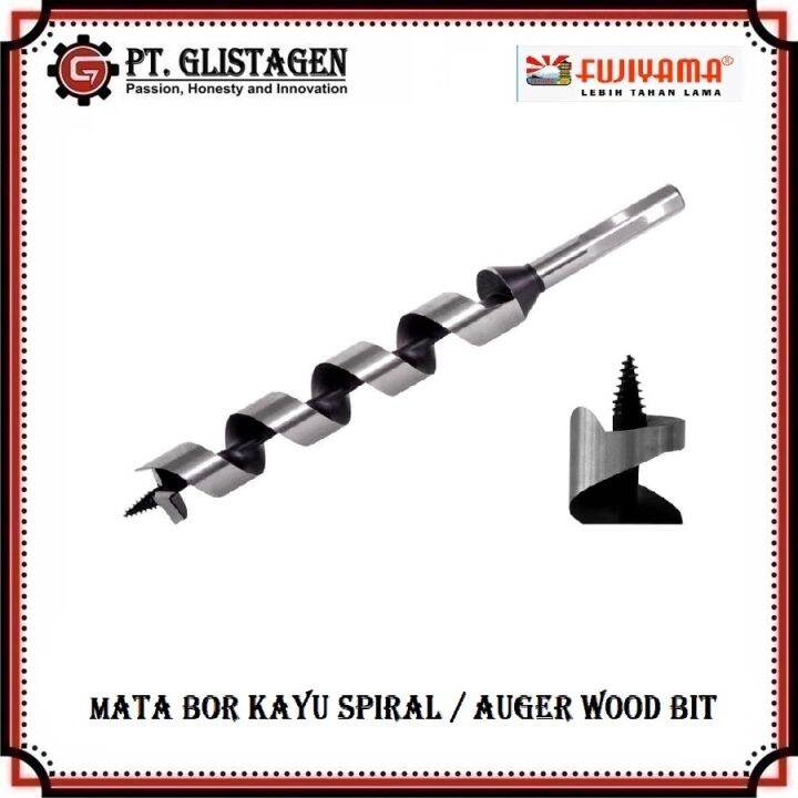 Mata Bor Kayu Spiral FUJIYAMA / Auger Wood Bit Drill | Lazada Indonesia
