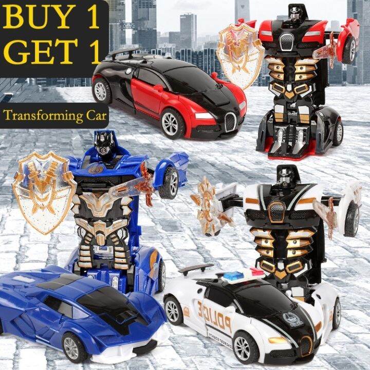 {Buy 1 Take 1}Transforming Car Toys Transformers Robot Police Bump ...