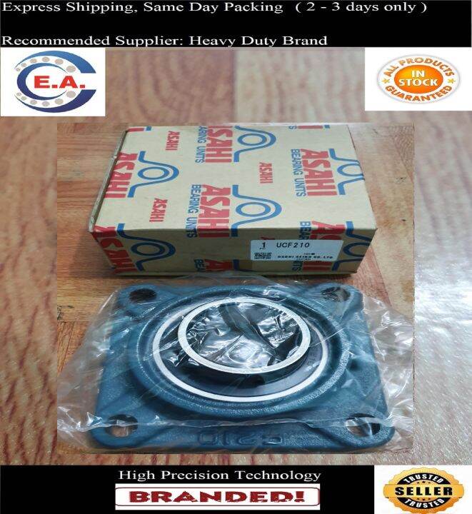50mm UCF210 Original Japan Asahi Pillowblock 50mm Flange Bearing 50mm Unit UCF 210 - 50mm inside ...